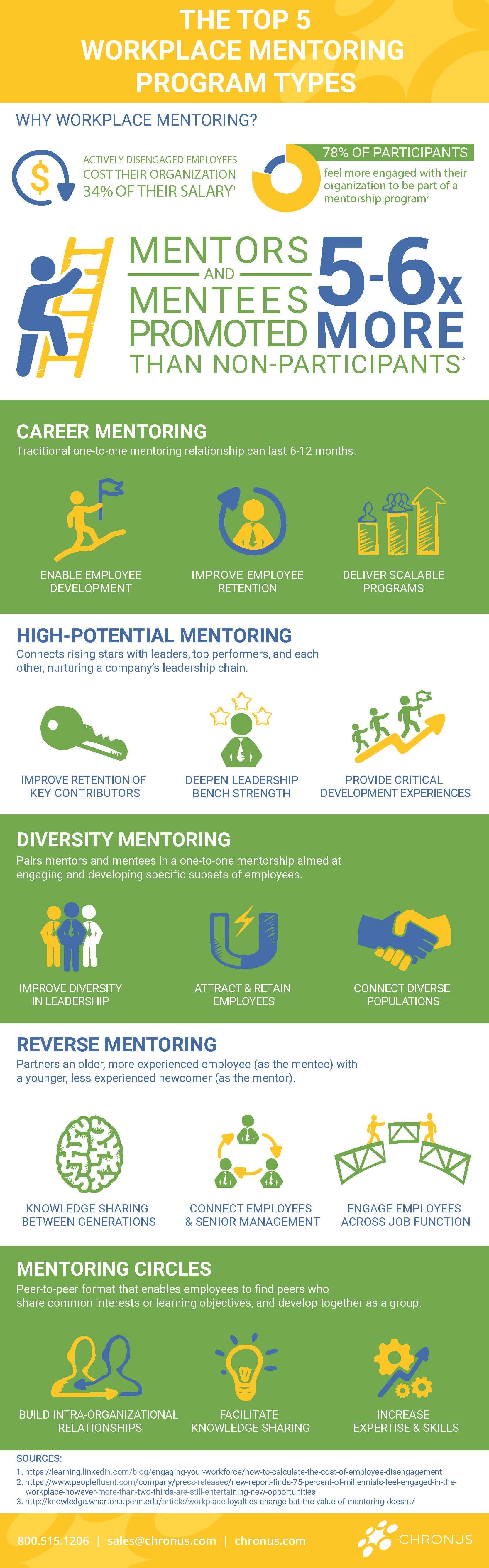 Infographic: The Top 5 Workplace Mentoring Program Types